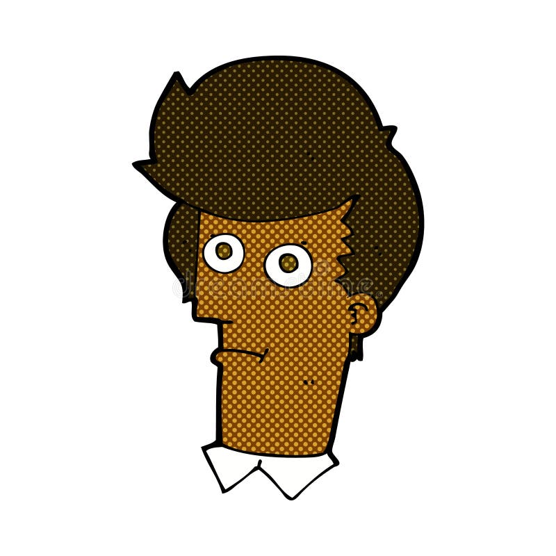 Cartoon Staring Woman with Speech Bubble Stock Illustration ...