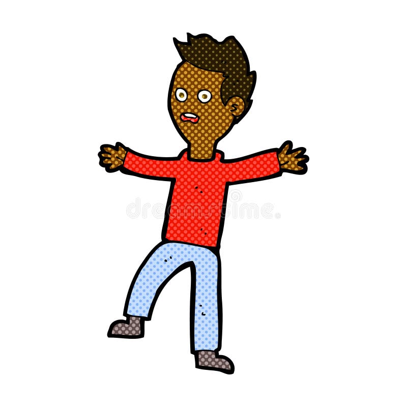 Cartoon Startled Boy Stock Illustrations – 662 Cartoon Startled Boy ...