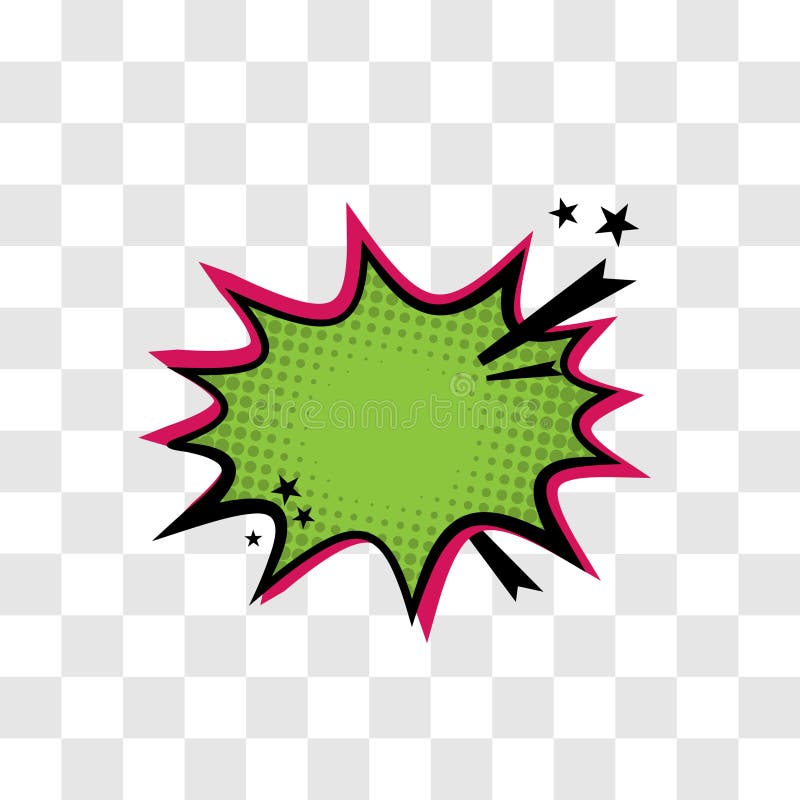 Comic Cartoon Style Blank Dialogue Box Stock Vector - Illustration of ...