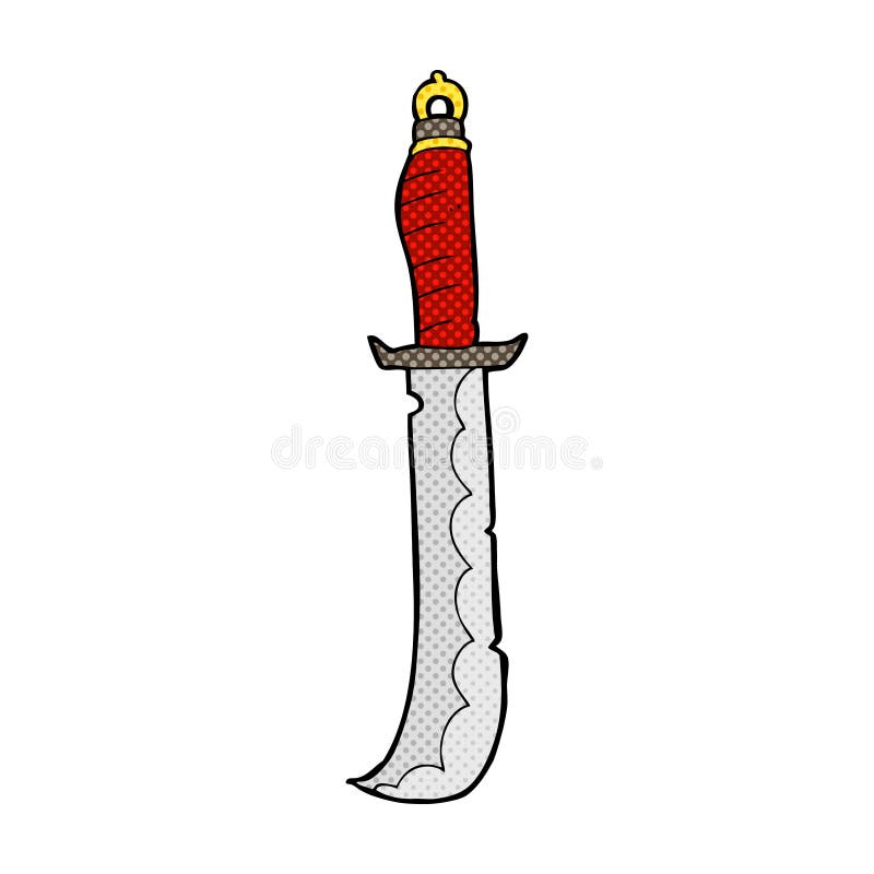 Comic cartoon sword stock illustration. Illustration of drawing - 52950091
