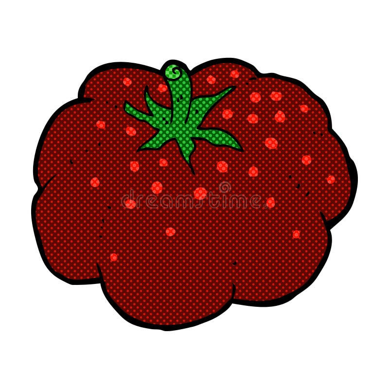 Comic cartoon tomato stock illustration. Illustration of quirky - 52957217