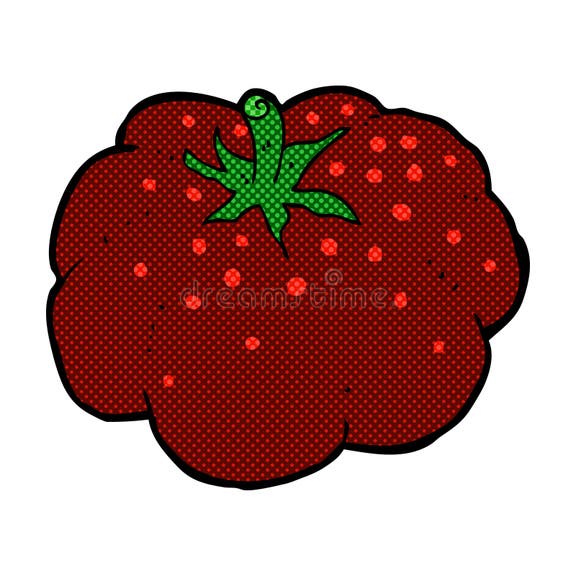 Comic cartoon tomato stock illustration. Illustration of quirky - 52957217