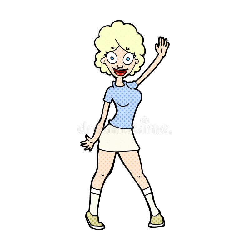 Silly Dancing Girl Stock Illustrations – 693 Silly Dancing Girl Stock ...