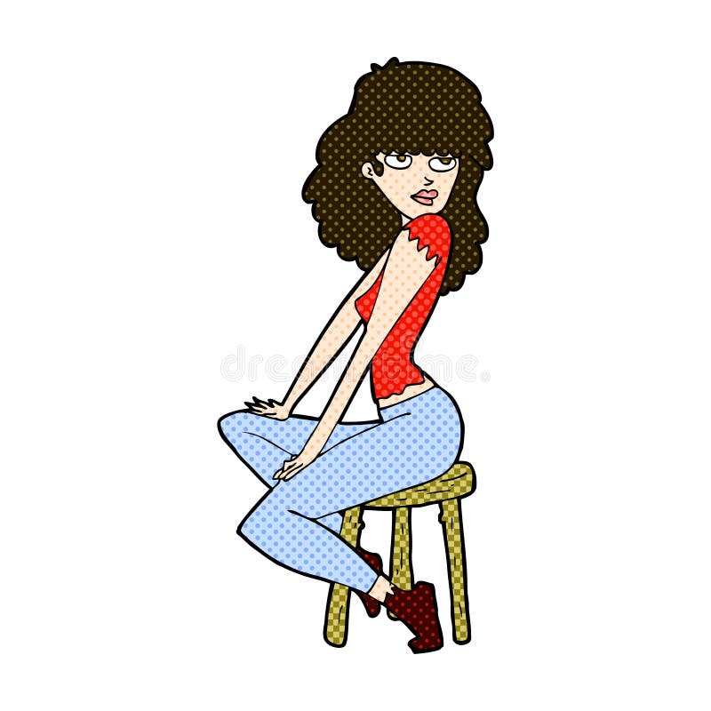 Pin Up Sitting Chair Stock Illustrations – 31 Pin Up Sitting Chair ...