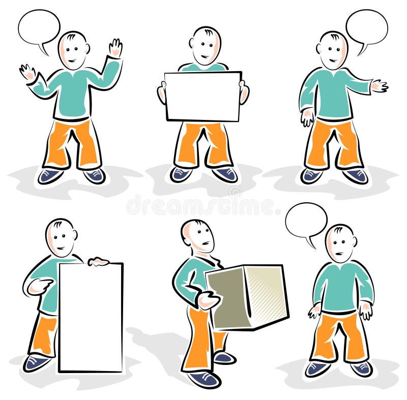 Comic Character stock vector. Illustration of hero, commerce - 3478284