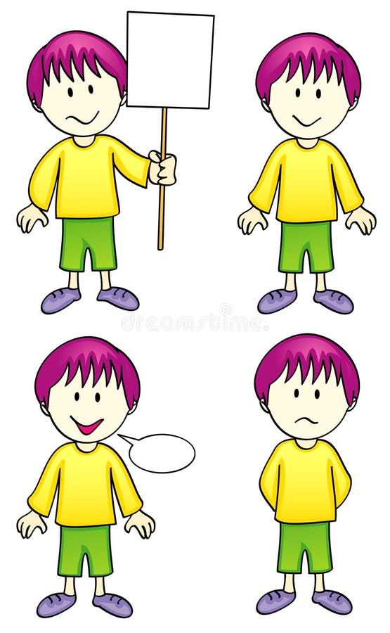 Comic Character - Boy (Vector) Stock Vector - Illustration of male ...