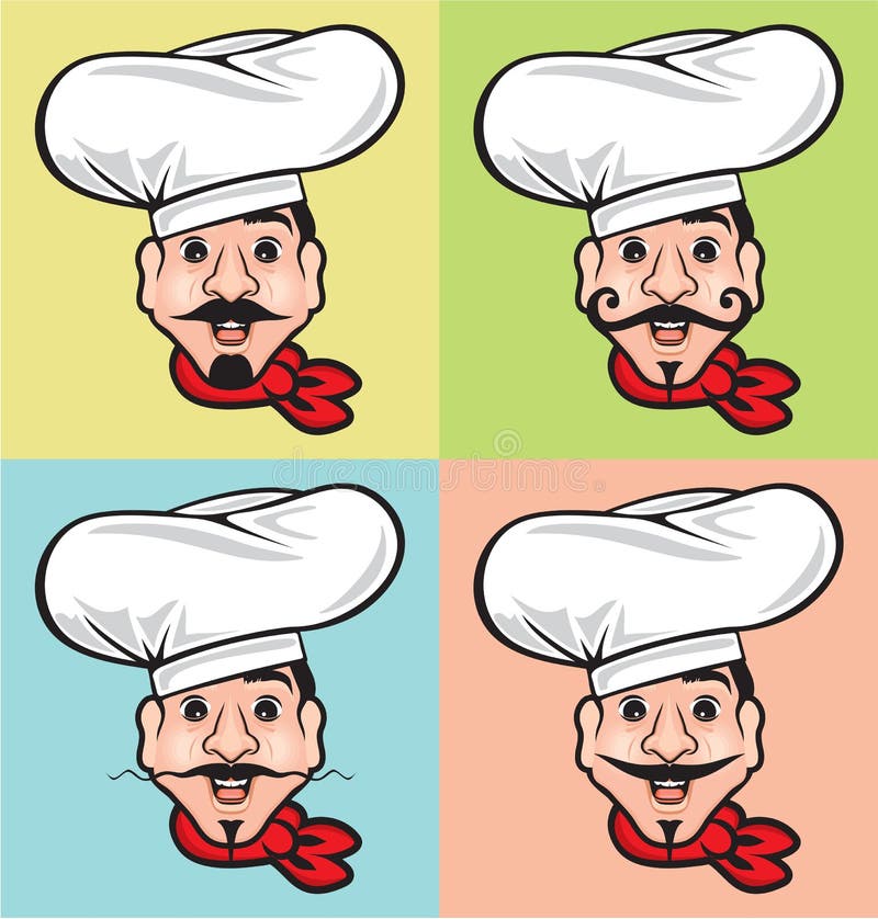 Chef stock vector. Illustration of design, cartoon, mascot - 34893033