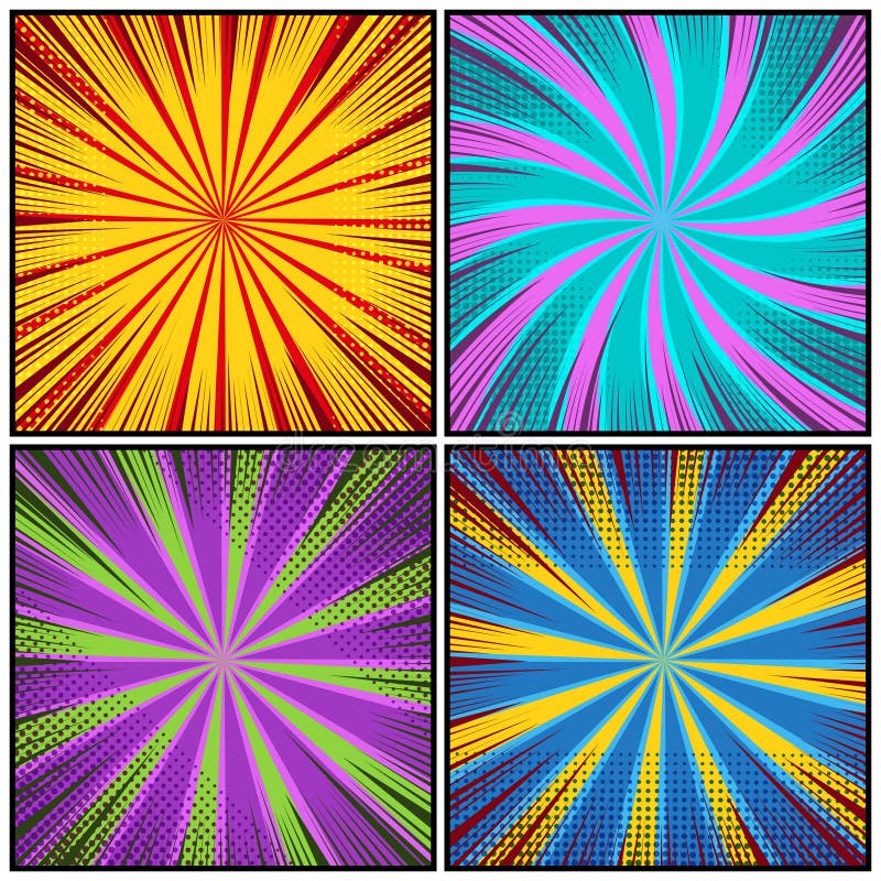 Comic colorful background stock vector. Illustration of concept - 115011639