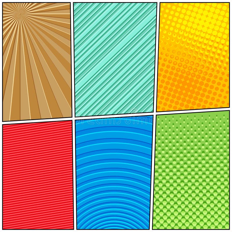 Comic Colorful Bright Composition Stock Vector - Illustration of ...