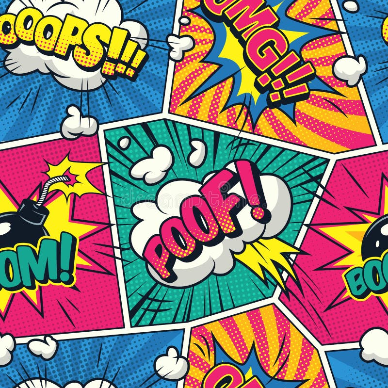 Comic Pattern Stock Illustrations – 122,218 Comic Pattern Stock ...