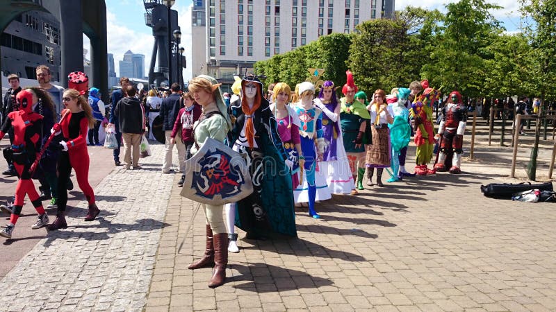 Comic con editorial stock image. Image of party, character - 43884114