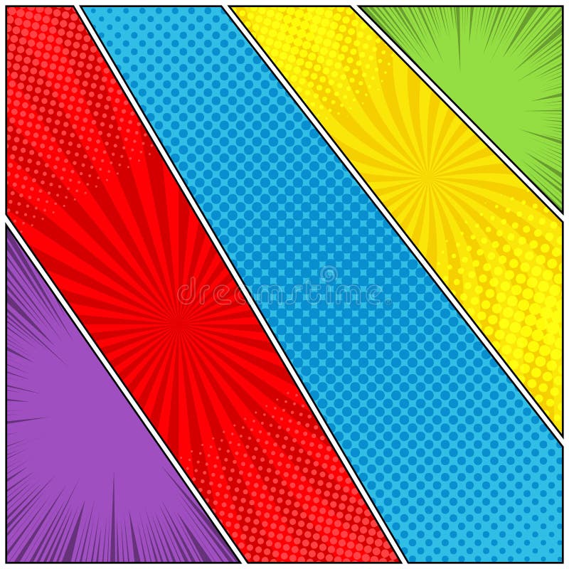 Comic Diagonal Speed Lines Background Stock Vector - Illustration of ...