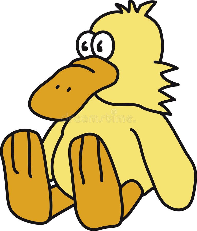 Comic duck stock vector. Illustration of beak, bird, funny - 9272026