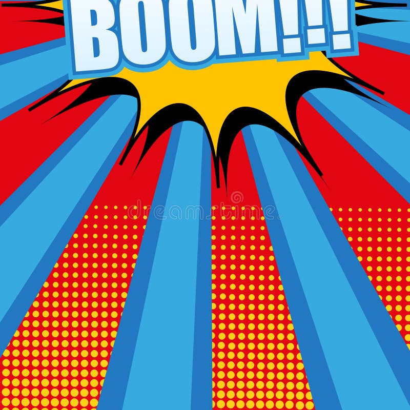 Comic Dynamic Motion Concept Stock Vector - Illustration of dotted ...