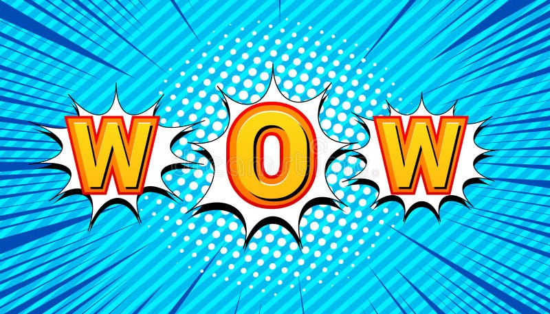 Comic Elegant Explosive Blue Concept Stock Vector - Illustration of ...