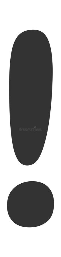 Comic Exclamation Mark stock vector. Illustration of symbol - 276207585