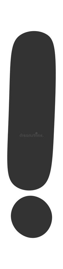 Comic Exclamation Mark stock vector. Illustration of retro - 276207609