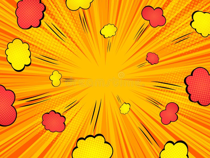 Comic explosion background stock vector. Illustration of boom - 174240085