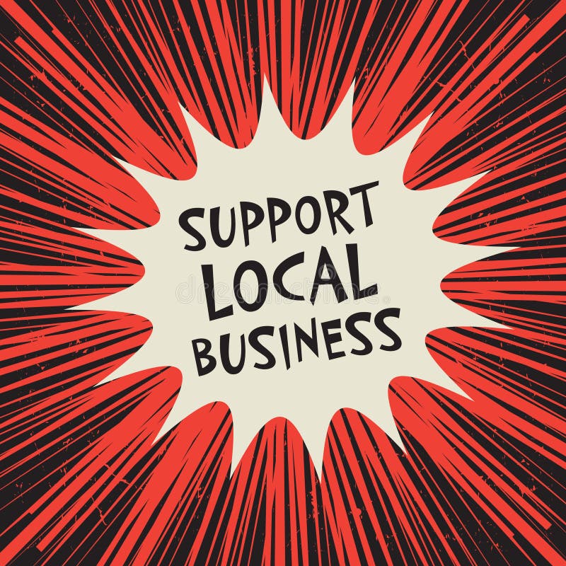 Support Local Business Stock Illustrations – 3,113 Support Local ...