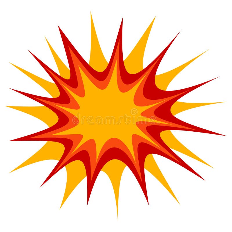 Comic Explosion Effect stock vector. Illustration of comic - 332820982