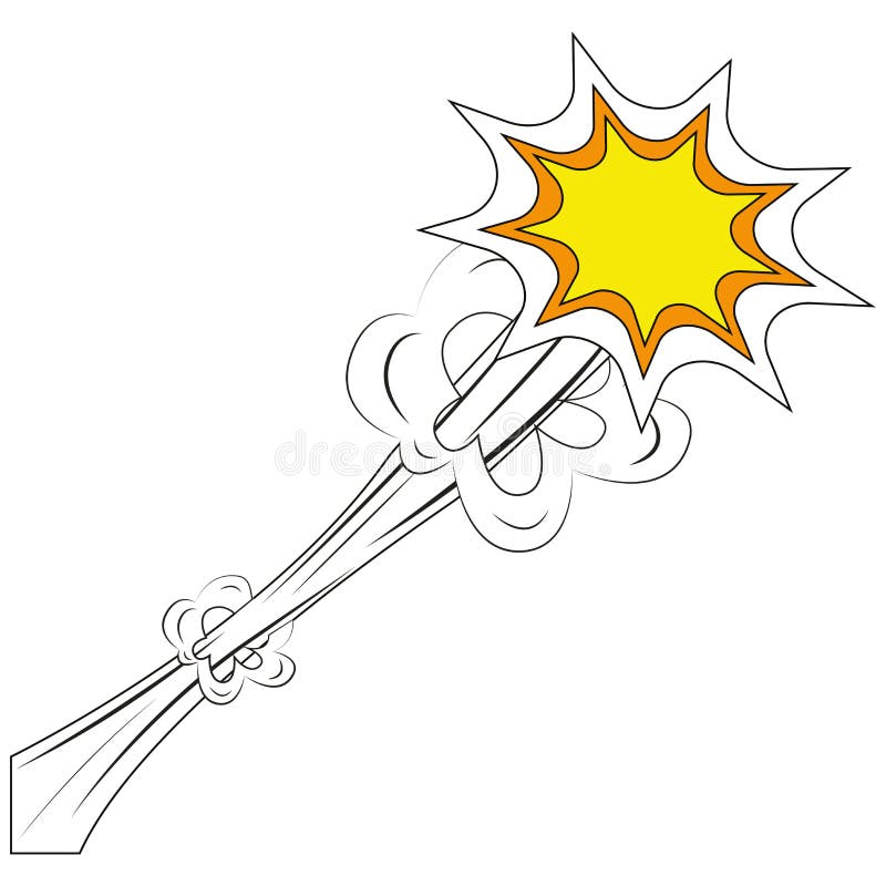 Comic explosion effect stock vector. Illustration of cartoon - 205063256