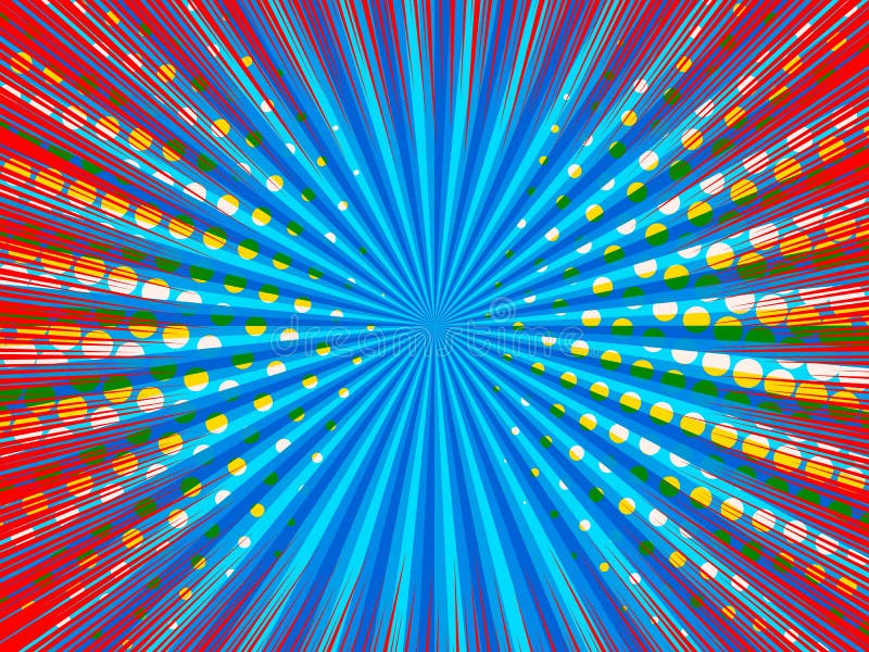 Comic Explosion Bright Poster Stock Vector - Illustration of background ...