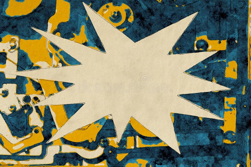 Comic Explosion Illustration Stock Photo - Image of detonate ...