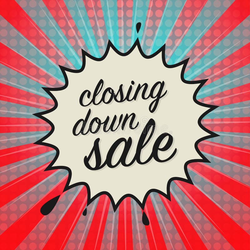 Closing Down Sale Stock Illustrations – 384 Closing Down Sale Stock ...