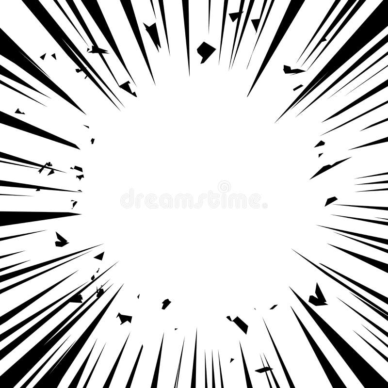Comic Explosion. Vector Illustration. Comic Book Design Element. Stock ...