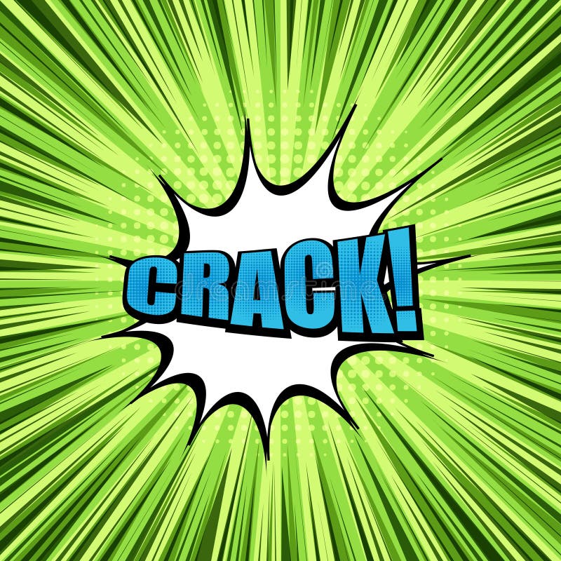 Comic Explosive Elegant Template Stock Vector - Illustration of crack ...