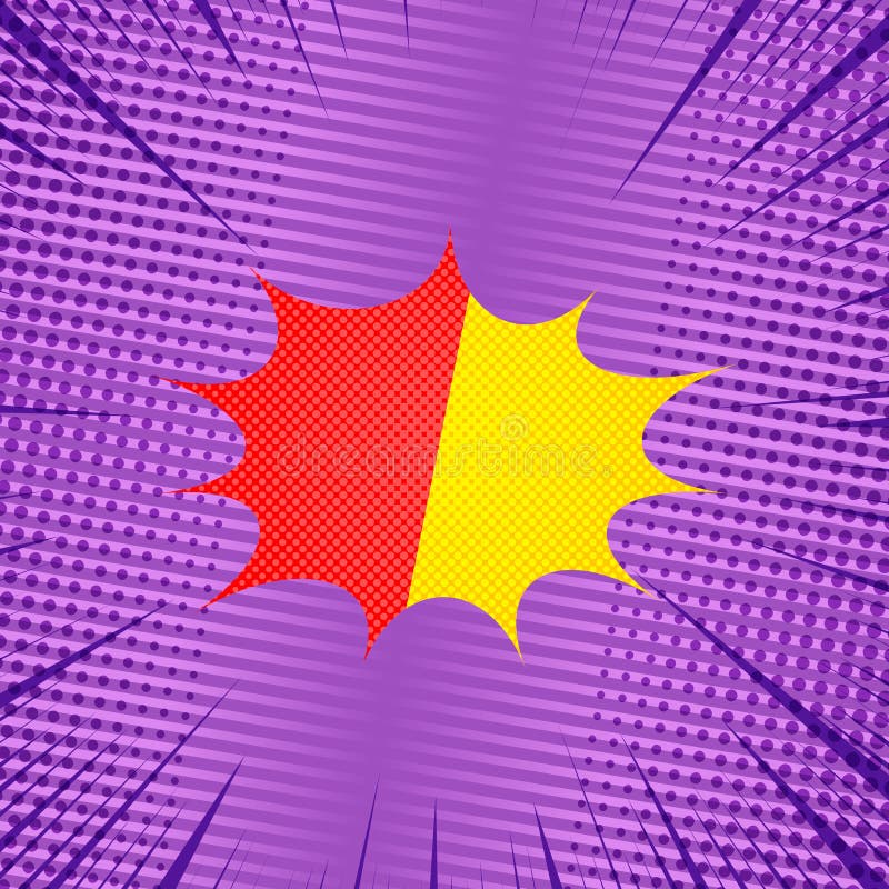 Explosive Light Comic Concept Stock Vector - Illustration of humor ...