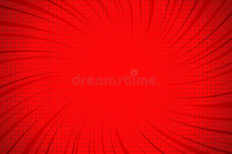 Comic Explosive Red Template Stock Vector - Illustration of color ...