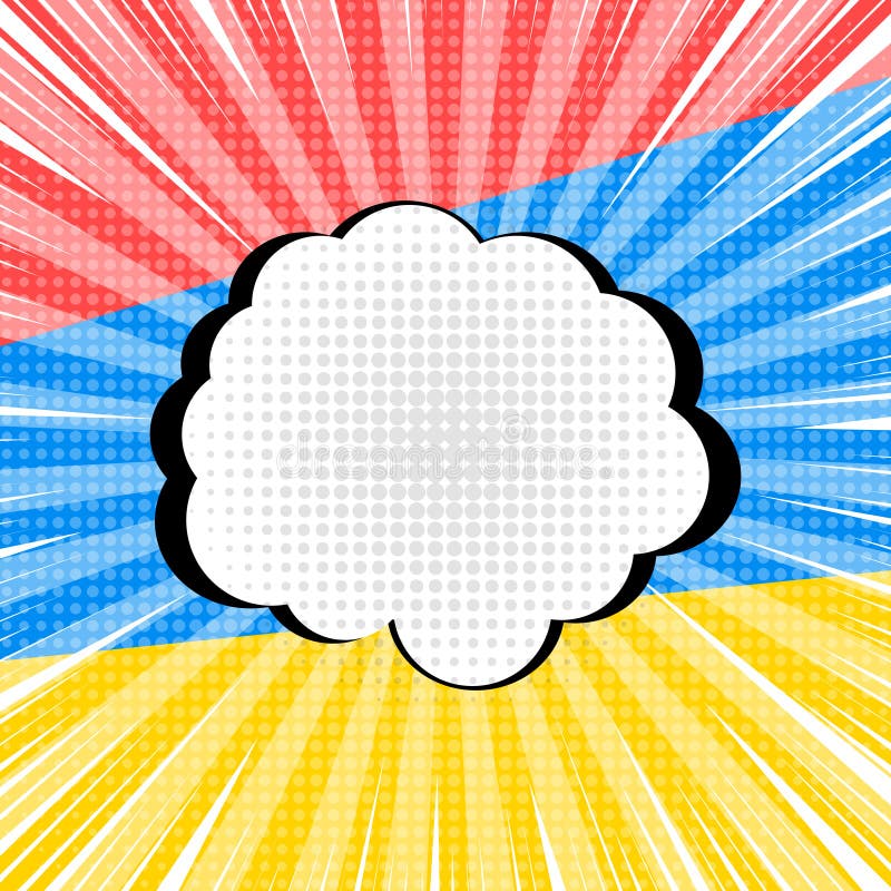 Comic explosive template stock vector. Illustration of bubble - 177296260