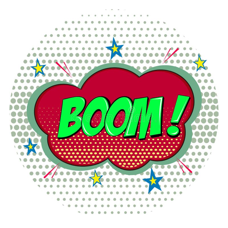 Pop Art Expression on a Bubble Speech Comic Page Vector Stock Vector ...