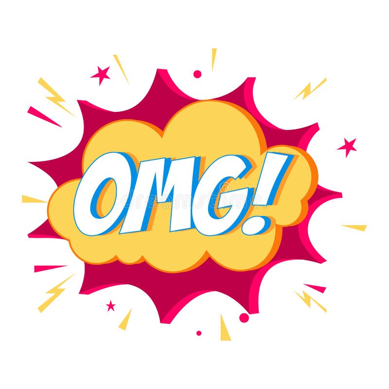 Comic Expression. Bubble Speech Stock Vector - Illustration of icon ...