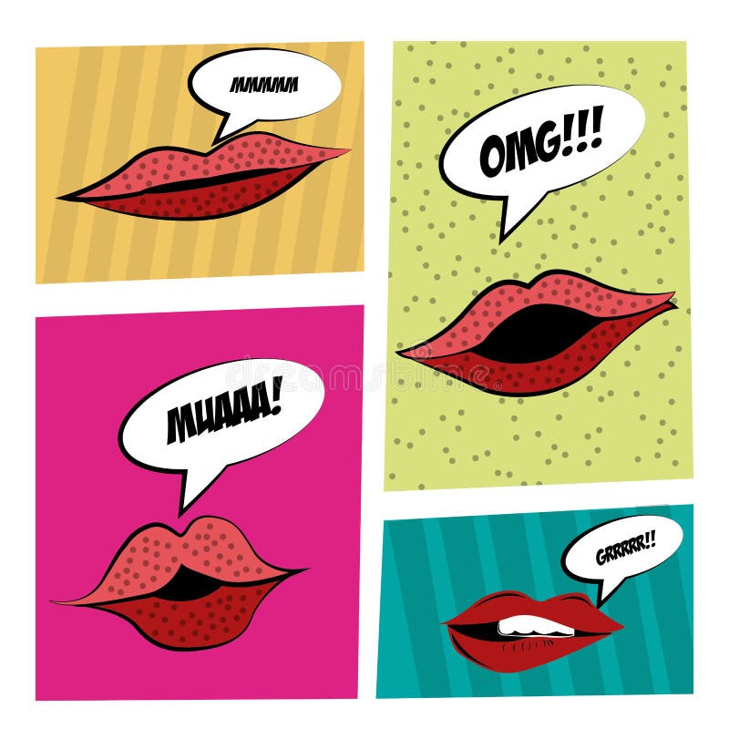 Comic expressions stock vector. Illustration of style - 43029264