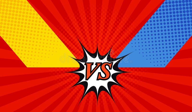 Comic fight template stock vector. Illustration of fight - 82335113