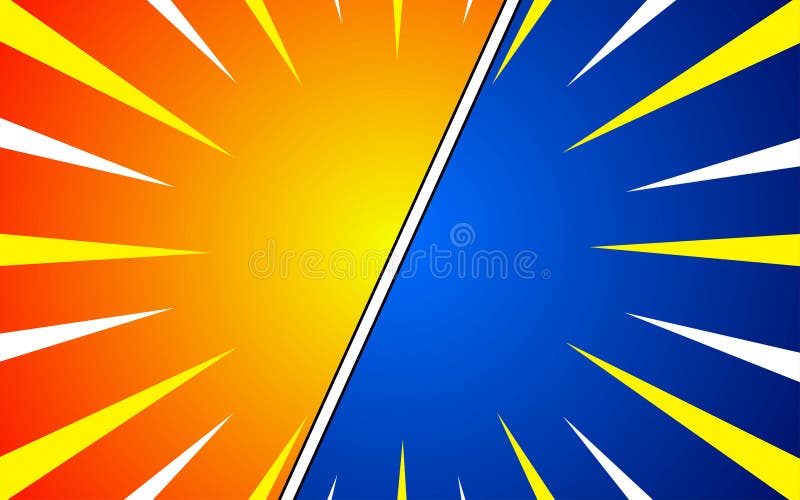 Comic Fighting Cartoon Background Stock Vector - Illustration of ...
