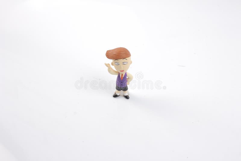 Comic Figure of Miniature World Stock Photo - Image of world, suitcase ...