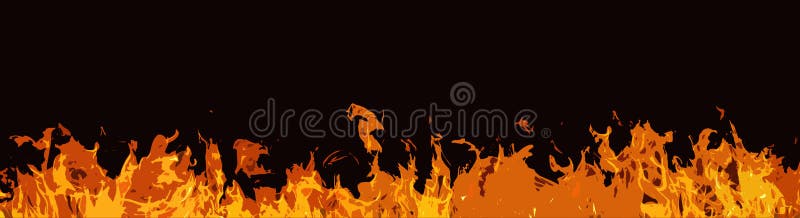 Comic Fire Frame Background Stock Illustration - Illustration of clash ...