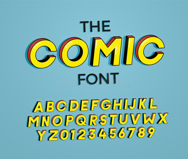 Numbers Comic Stock Illustrations – 4,320 Numbers Comic Stock ...