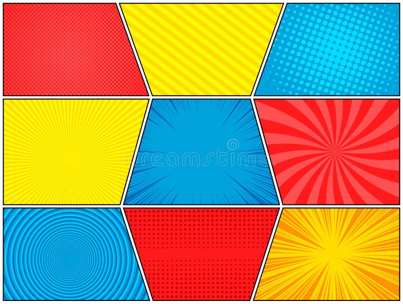Comic frames composition stock vector. Illustration of line - 152582583