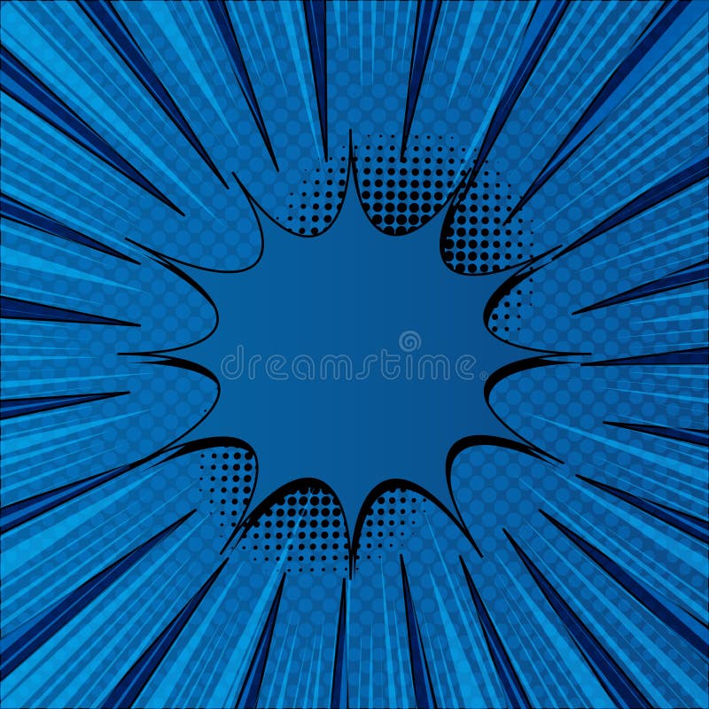 Comic funny burst template stock vector. Illustration of artwork ...