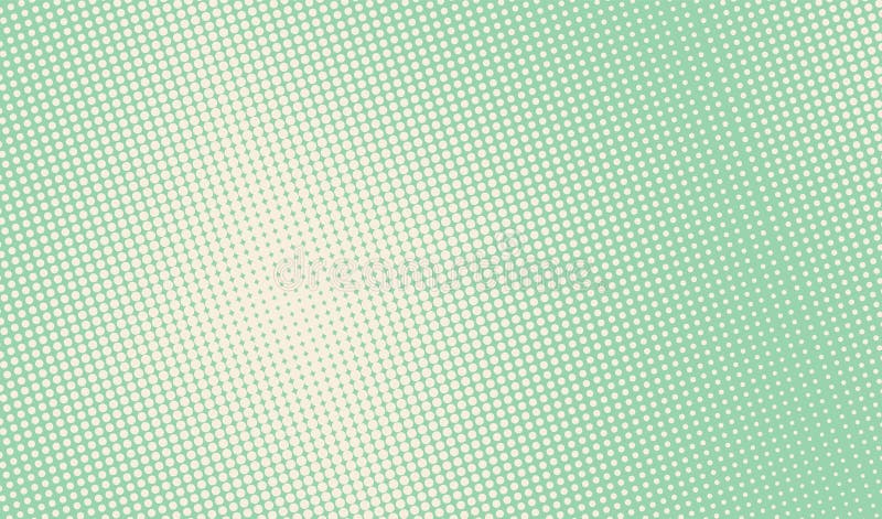 Comic Green Half Tone Effect. Spotted Texture. Optical Halftone Dot ...