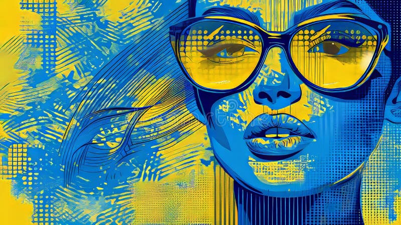 Comic Halftone Photo Effect Presentation Mockup for Graphic Designers ...