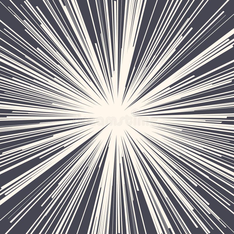 Comic Hand Drawn Radial Ink Lines Texture Abstract Background Stock ...