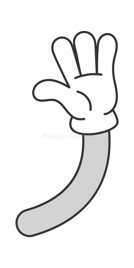 Clip Art Hand Waving Bye