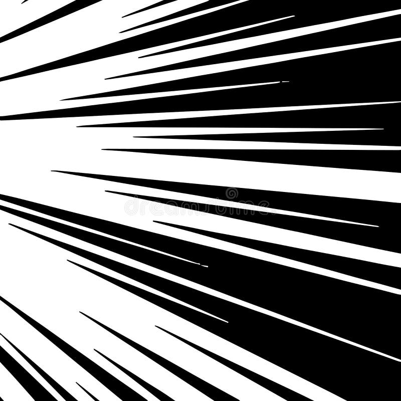 Horizontal Speed Lines For Comic Books.Straight, Parallel Lines ...