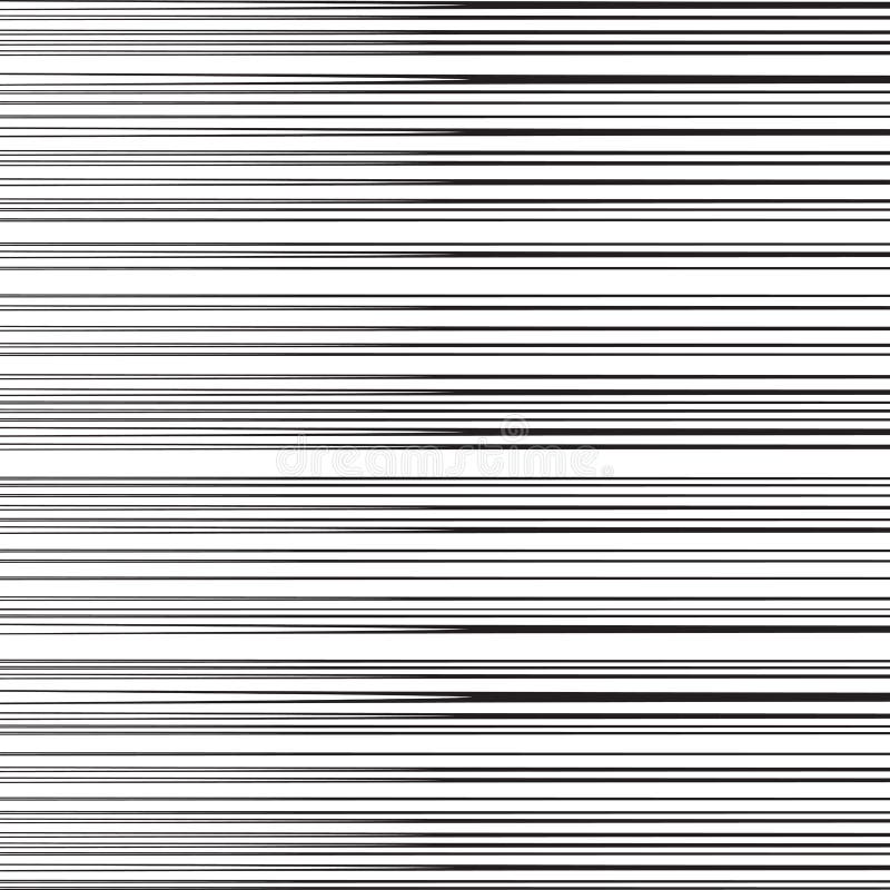 Comic Horizontal Speed Lines Background Stock Vector - Illustration of ...