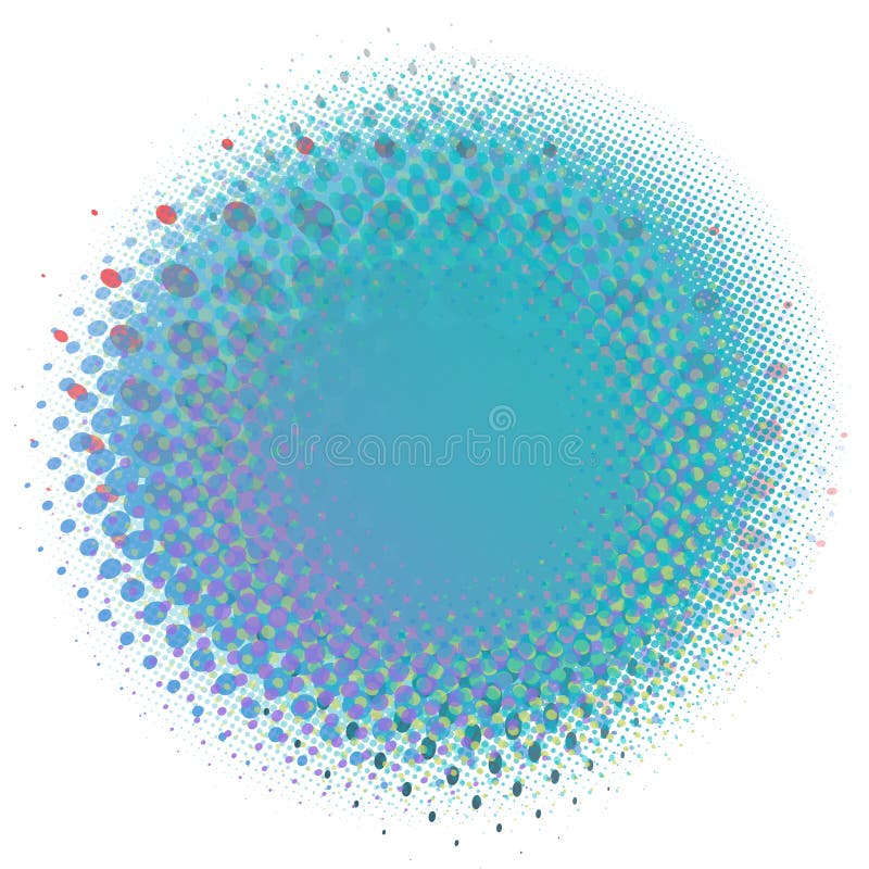 Comic Ink Splatter Colorful Halftone Vector Pattern,texture Design ...